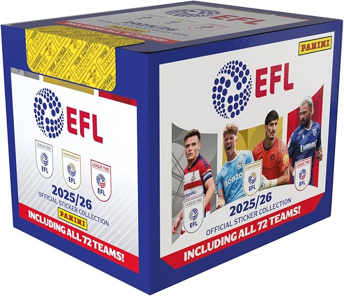 Panini EFL Stickers 2025/26 - Official Collection Box | Buy EFL Sticker ...